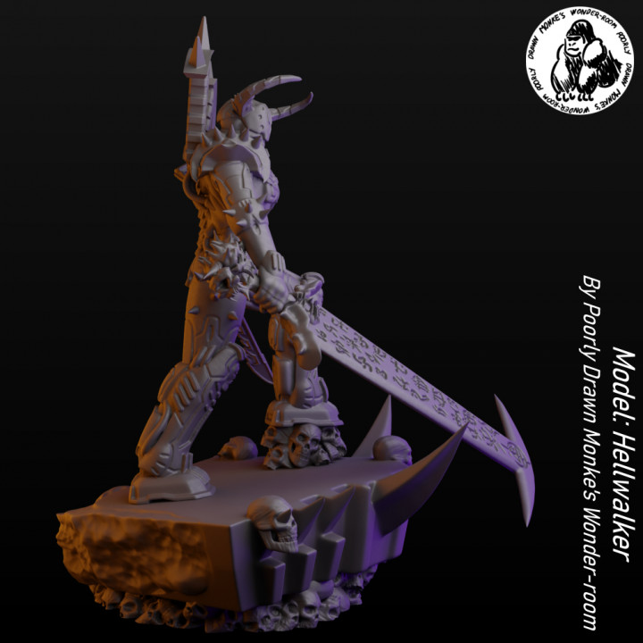 3D Printable Hellwalker by PoorlyDrawnMonkesWonderroom
