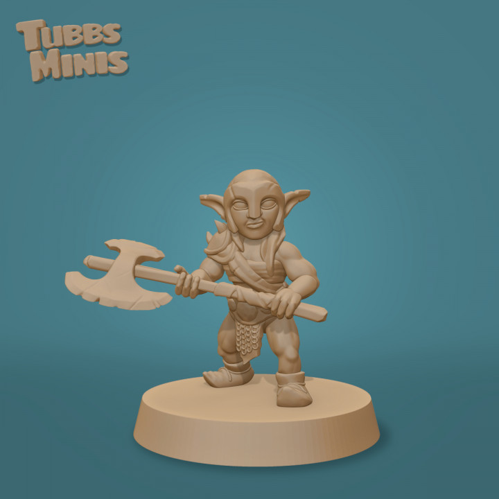 3D Printable Goblin Brutes - Classic Monsters - Fantasy Miniatures by ...