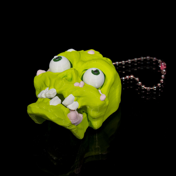 3D Printable Portable Zombie Keychain by Stlflix