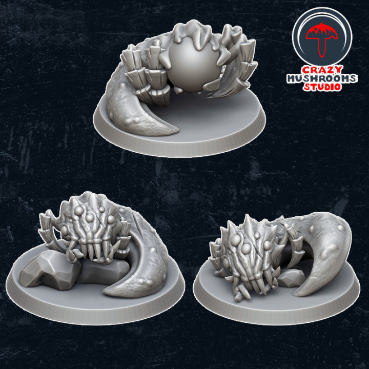 3D Printable Aliens -Larva by agostini