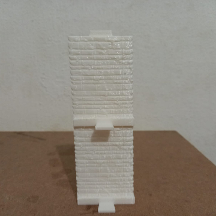 3D Printable Vulcano's Instant Fortress sample wall by Víctor Iván Coello
