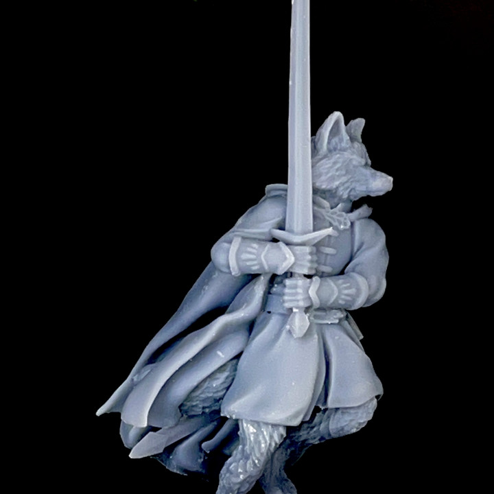 3D Printable Fox Ranger - King of the Vulpine by Sloth Miniatures