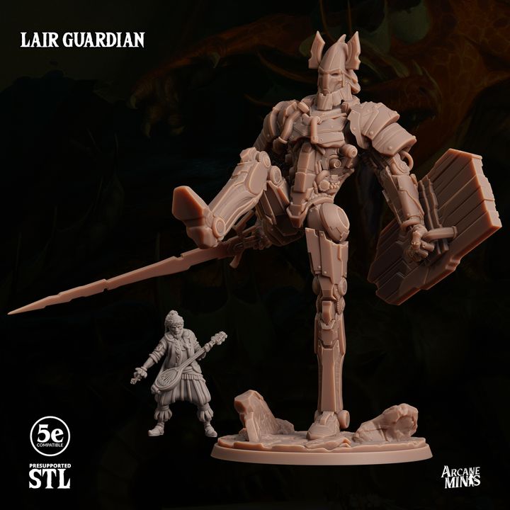 3D Printable Lair Guardian by Sordane Publishing