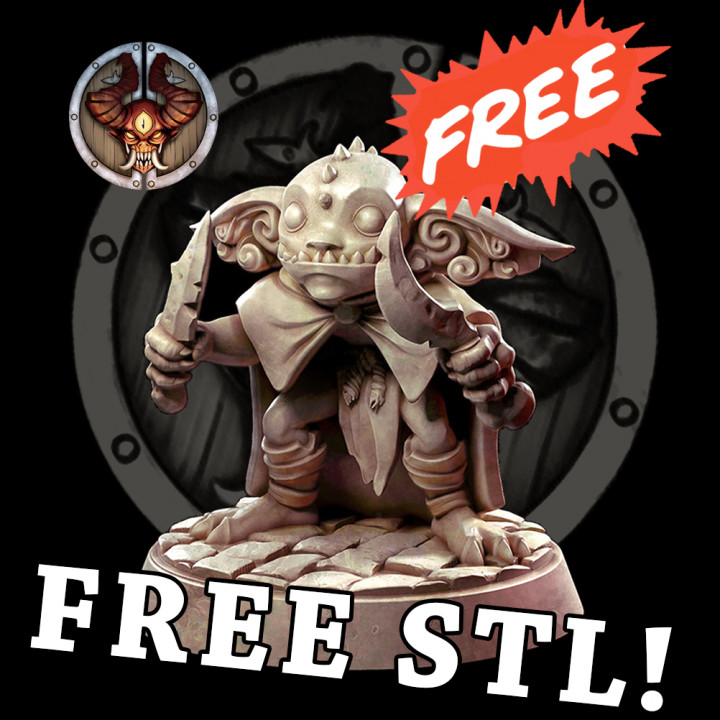 3D Printable Tiny Goblins - All variants by Demon Door Minis