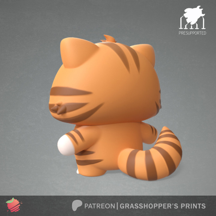 3D Printable GRUMPY CAT by Grass Hopper