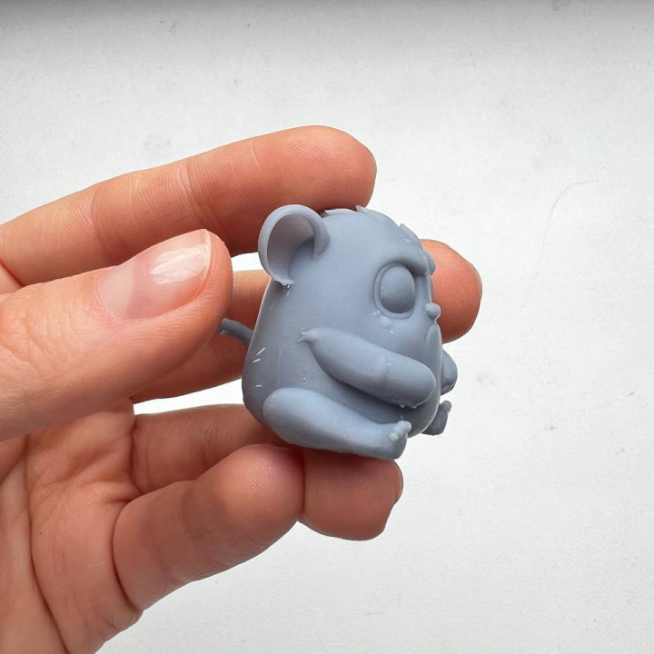 3D Printable GRUMPY MOUSE by Grass Hopper