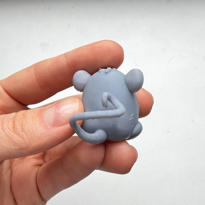 3D Printable GRUMPY MOUSE by Grass Hopper