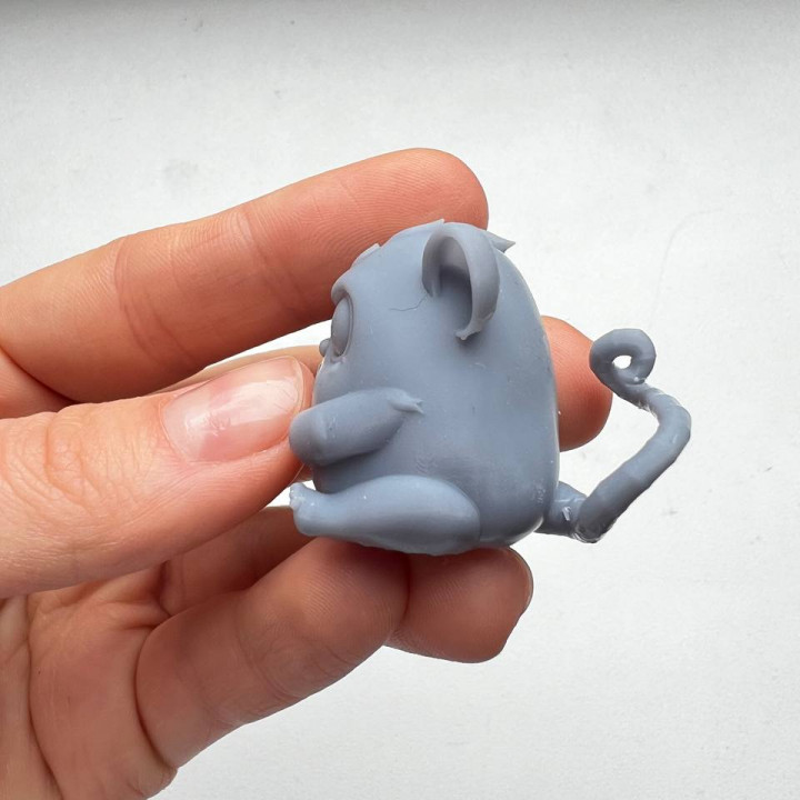 3D Printable GRUMPY MOUSE by Grass Hopper