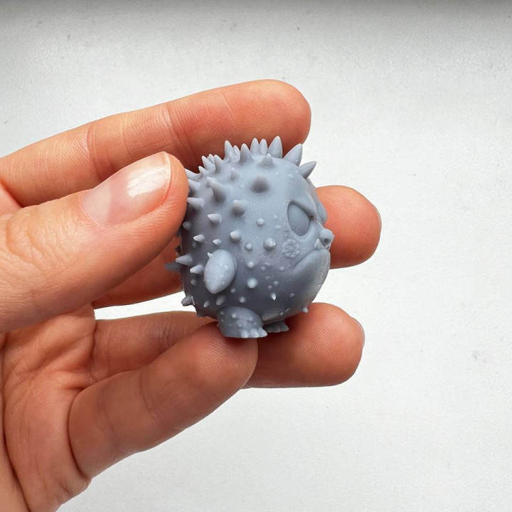 3D Printable GRUMPY MONSTER (SPIKIE) by Grass Hopper