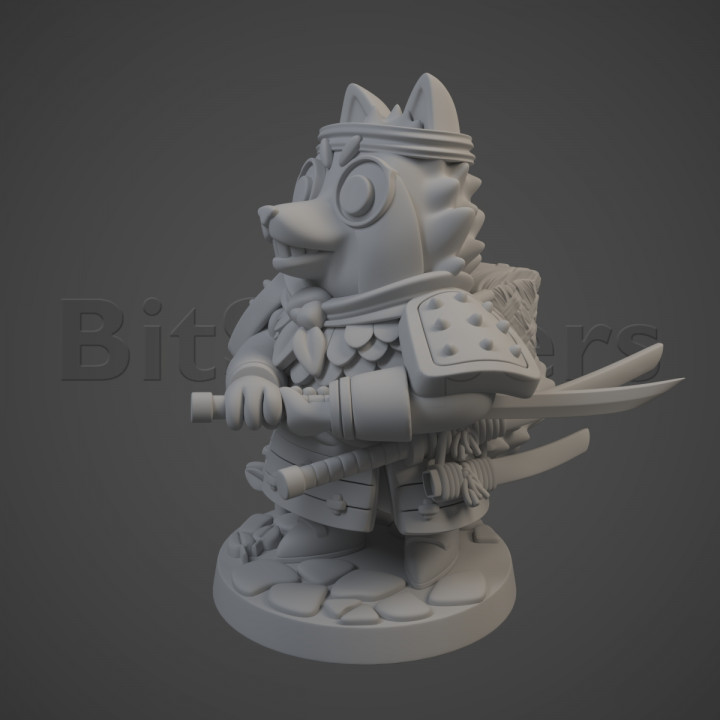 3D Printable Root Vagabond Factiont (Ronin) Boardgame Figure by ErmyanArts