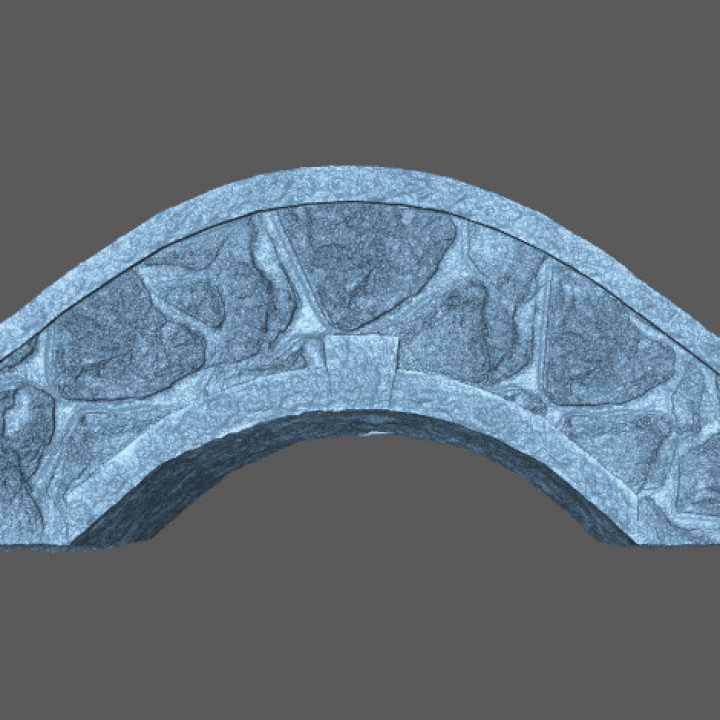 3D Printable Medieval Stone Bridge by ZBB EditionS