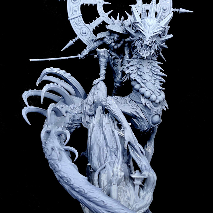 3D Printable Flawed Dragon Mimic ( rider and no rider version) by Mini ...