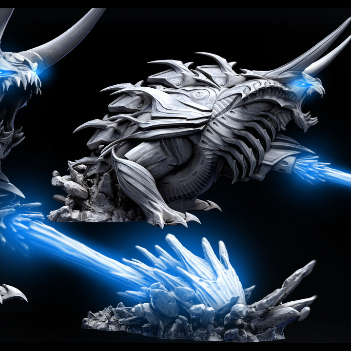 3D Printable Mecha Tarasque (Blast Pose) by Mini Monster Mayhem