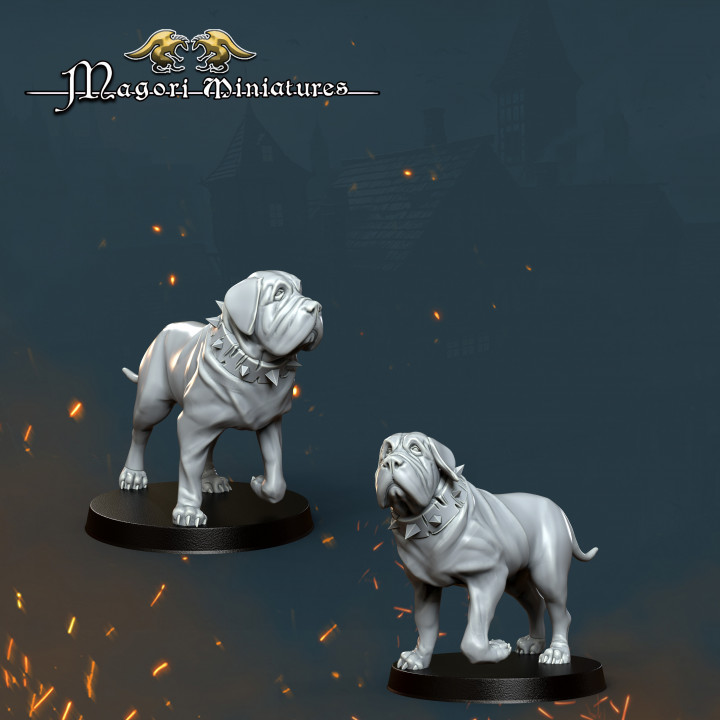 3D Printable War dogs by Magori Minaitures
