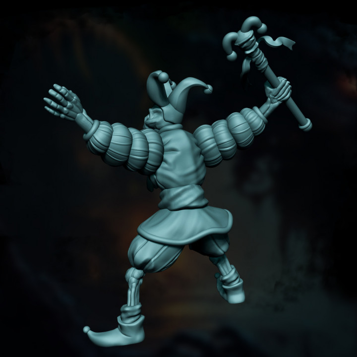 3D Printable Grim Jester by Monster Atlas