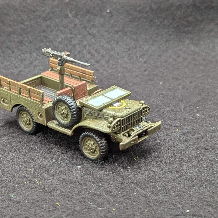 3D Printable Dodge WC-21 weapons carrier (½-ton) (US, WW2) by Wargame3d