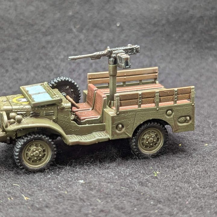 3D Printable Dodge WC-21 weapons carrier (½-ton) (US, WW2) by Wargame3d