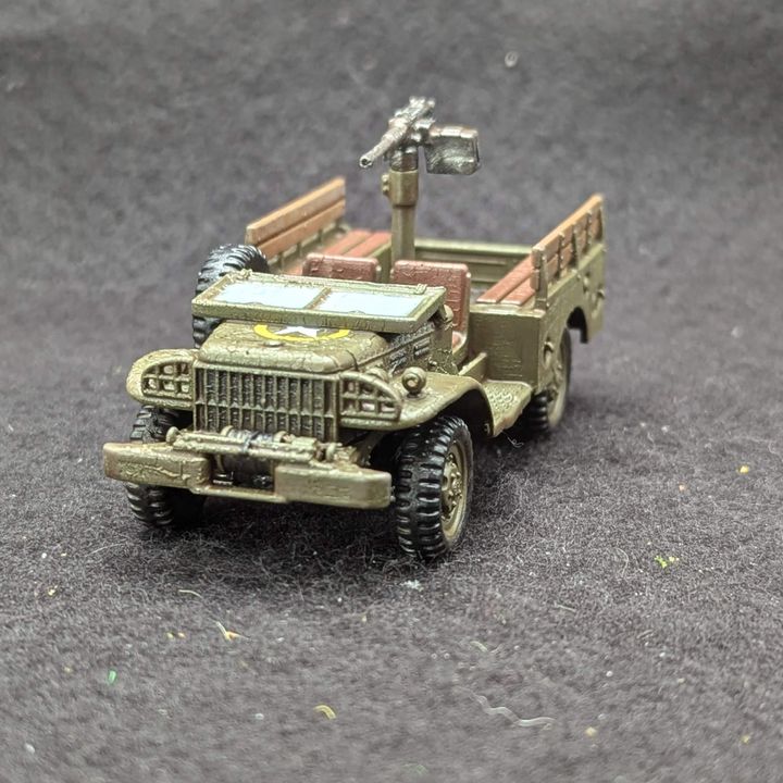 3D Printable Dodge WC-21 weapons carrier (½-ton) (US, WW2) by Wargame3d