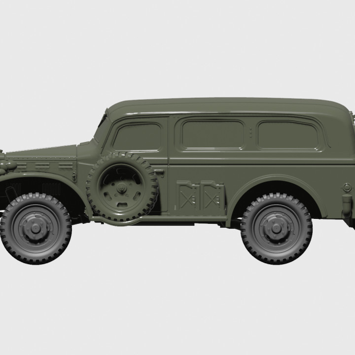 3D Printable Dodge WC-53 Carryall (US, WW2) by Wargame3d