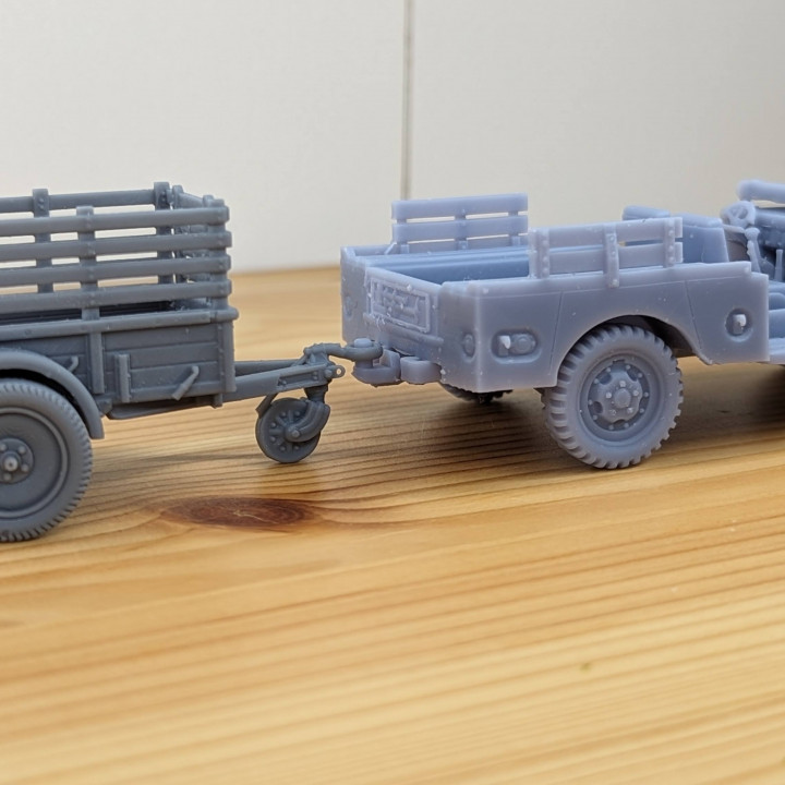 3D Printable Dodge WC-55 with 37mm M6 GMC (US, WW2) by Wargame3d