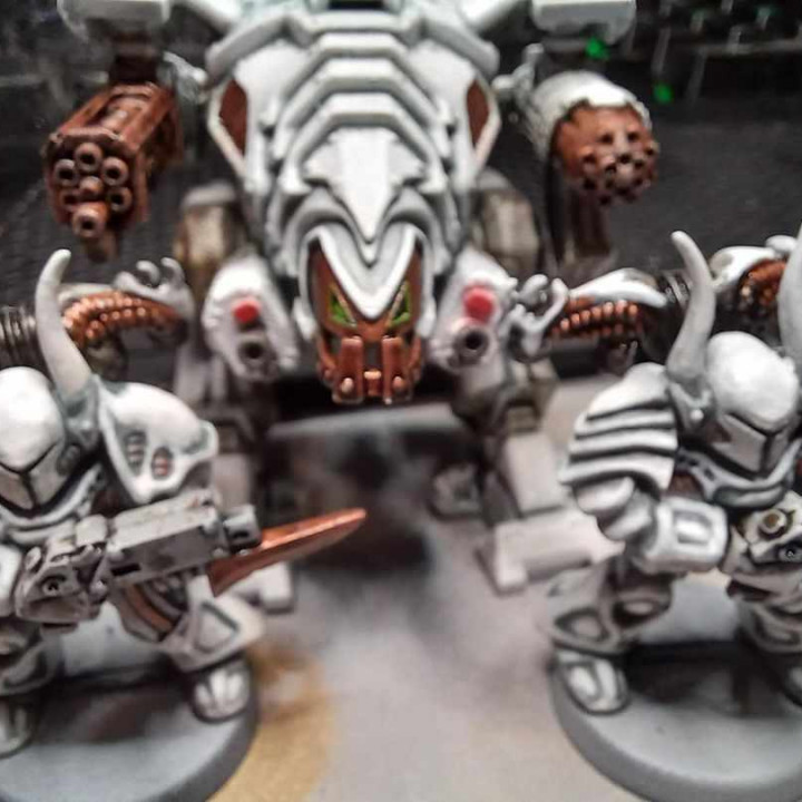 3D Printable IMPERIAL - BIG D - 28mm Print ready supported Mech by Adam ...