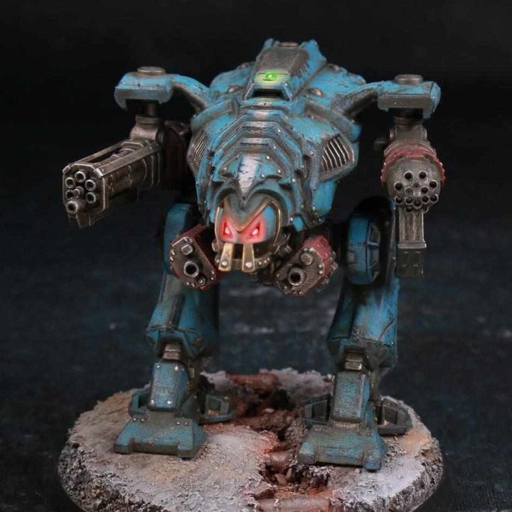 3D Printable IMPERIAL - BIG D - 28mm Print ready supported Mech by Adam ...