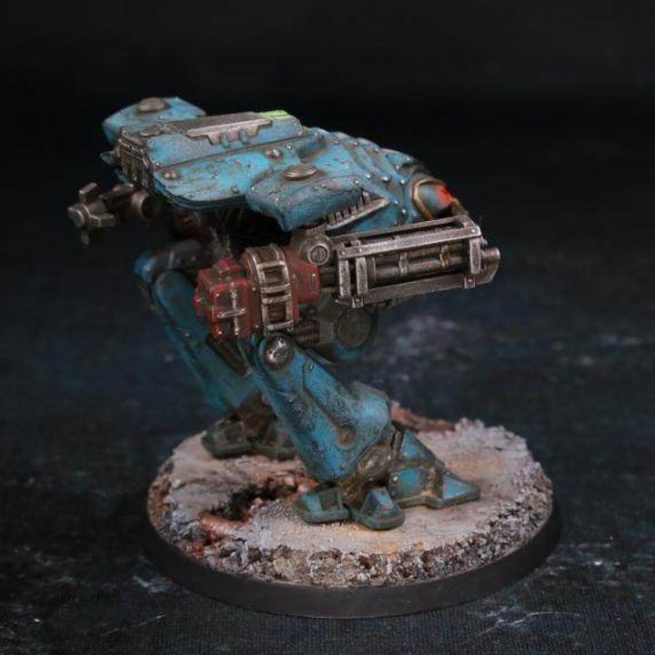 3D Printable IMPERIAL - BIG D - 28mm Print ready supported Mech by Adam ...