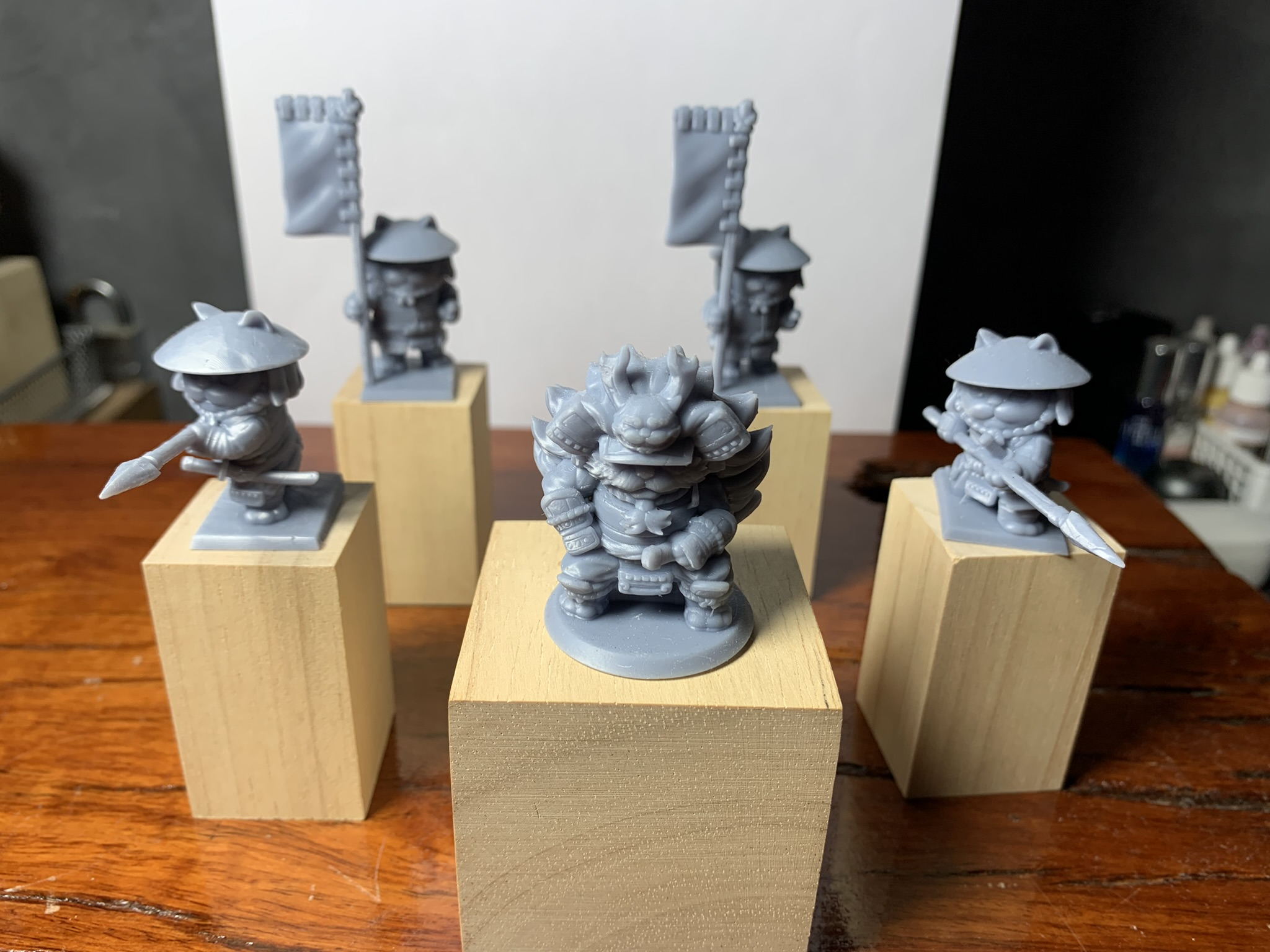 3D Printable CAT SAMURAI 001 by Art of V