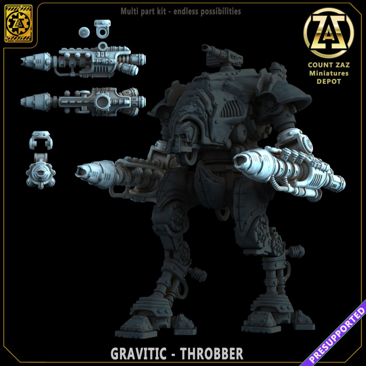 3D Printable Gravitic Throbber by Adam Rodgers