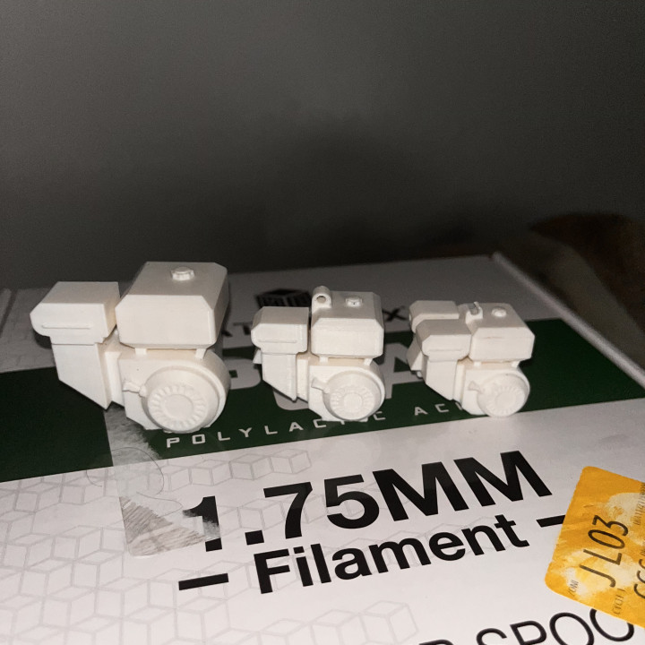 3D Printable Small Honda Clone Engine from Lawn Mower/ Go Kart by Elian ...