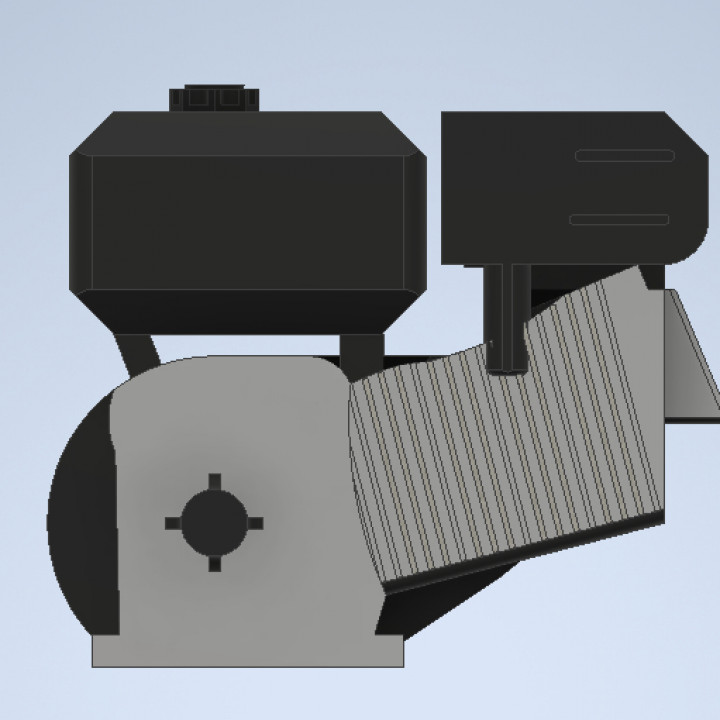 3D Printable Small Honda Clone Engine from Lawn Mower/ Go Kart by Elian ...