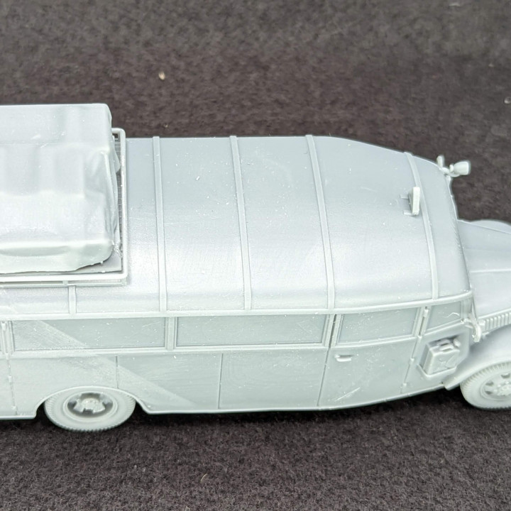 3D Printable Opel Blitz Ambulance Bus (3.6S Omnibus) (Germany, WW2) by ...