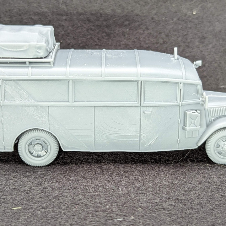3D Printable Opel Blitz Ambulance Bus (3.6S Omnibus) (Germany, WW2) by ...