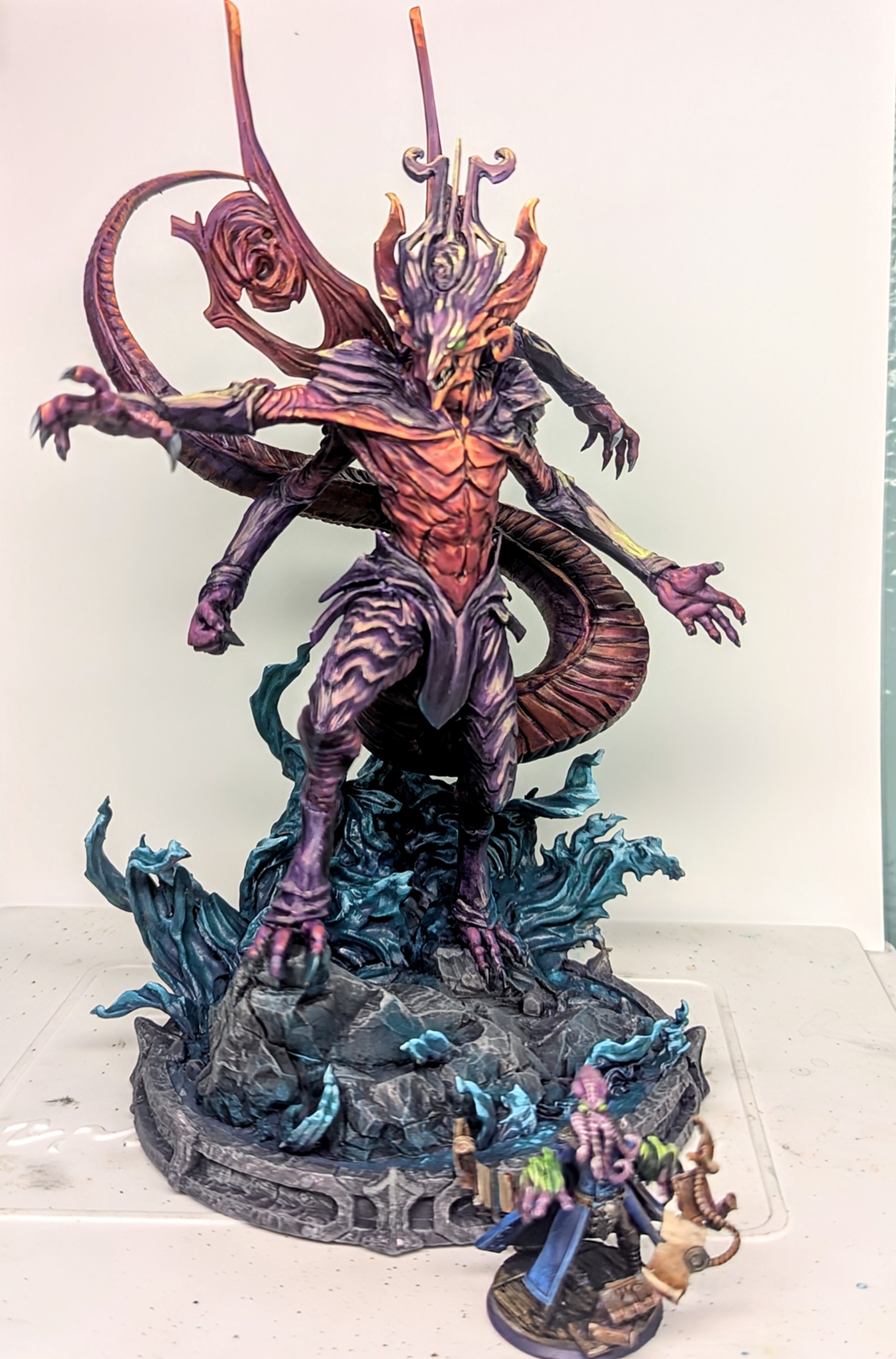 3D Printable Mek'herot, Prince of the Abyss by Witchsong Miniatures