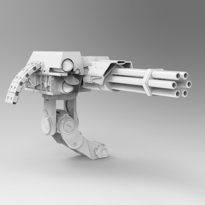 3D Printable Minigun by NONPAPER
