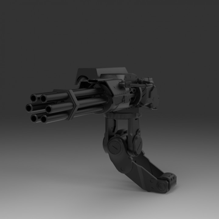 3D Printable Minigun by NONPAPER
