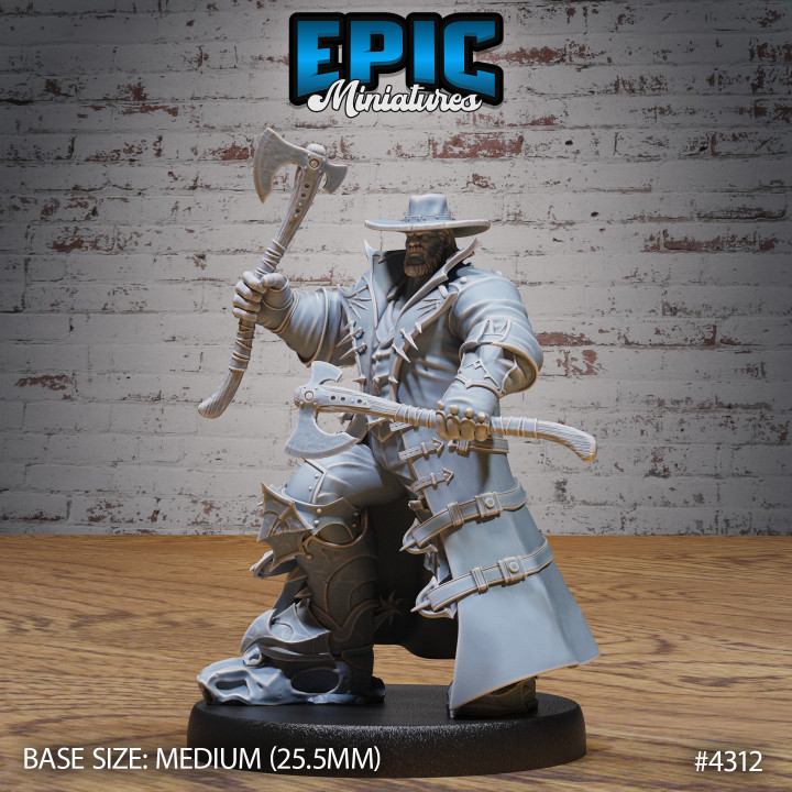 3D Printable Demonic Hunter Set / Ancient Hell Spawn / Cult Headhunter ...