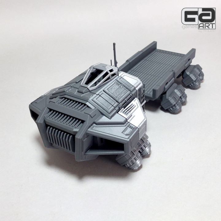 3D Printable UPC - Space Trucker - Comax 72 by gamesART by Philipp