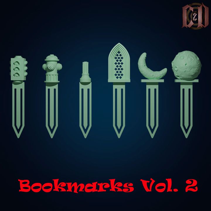 3D Printable BookMarks Vol. 2 by C2Dwellers
