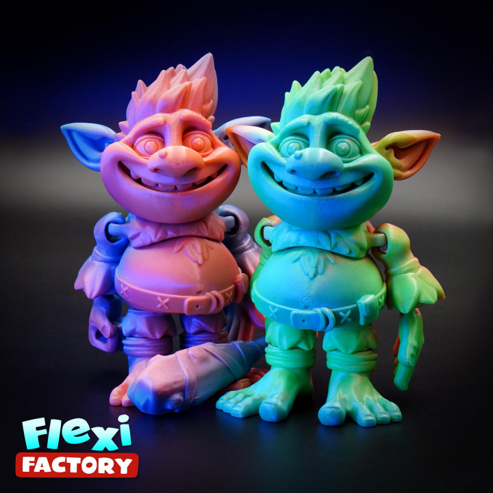 3D Printable Flexi Factory Troll by Flexi Factory