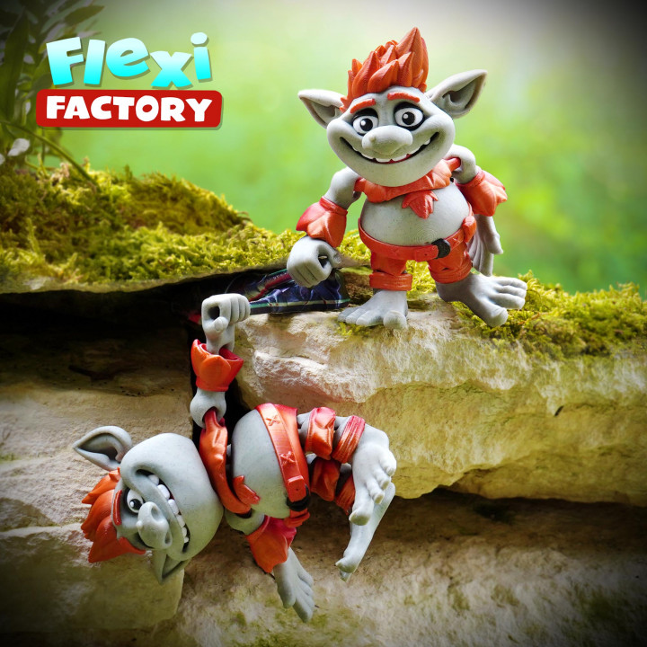 3D Printable Flexi Factory Troll by Flexi Factory