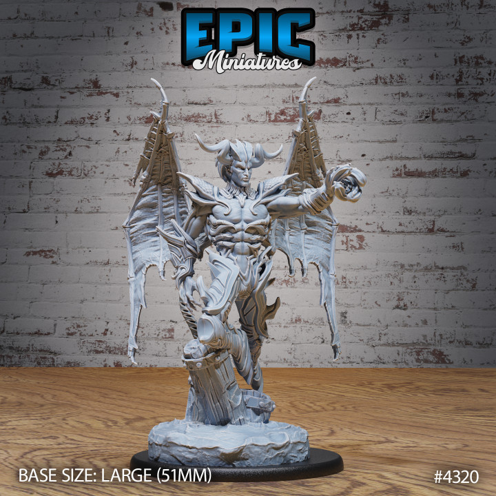 3D Printable Devil Lord Set / Ancient Hell Spawn / Infernal Knight ...