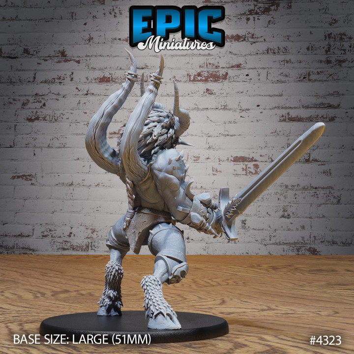 3D Printable Red Demon Sword / Devil Lord / Ancient Hell Spawn ...