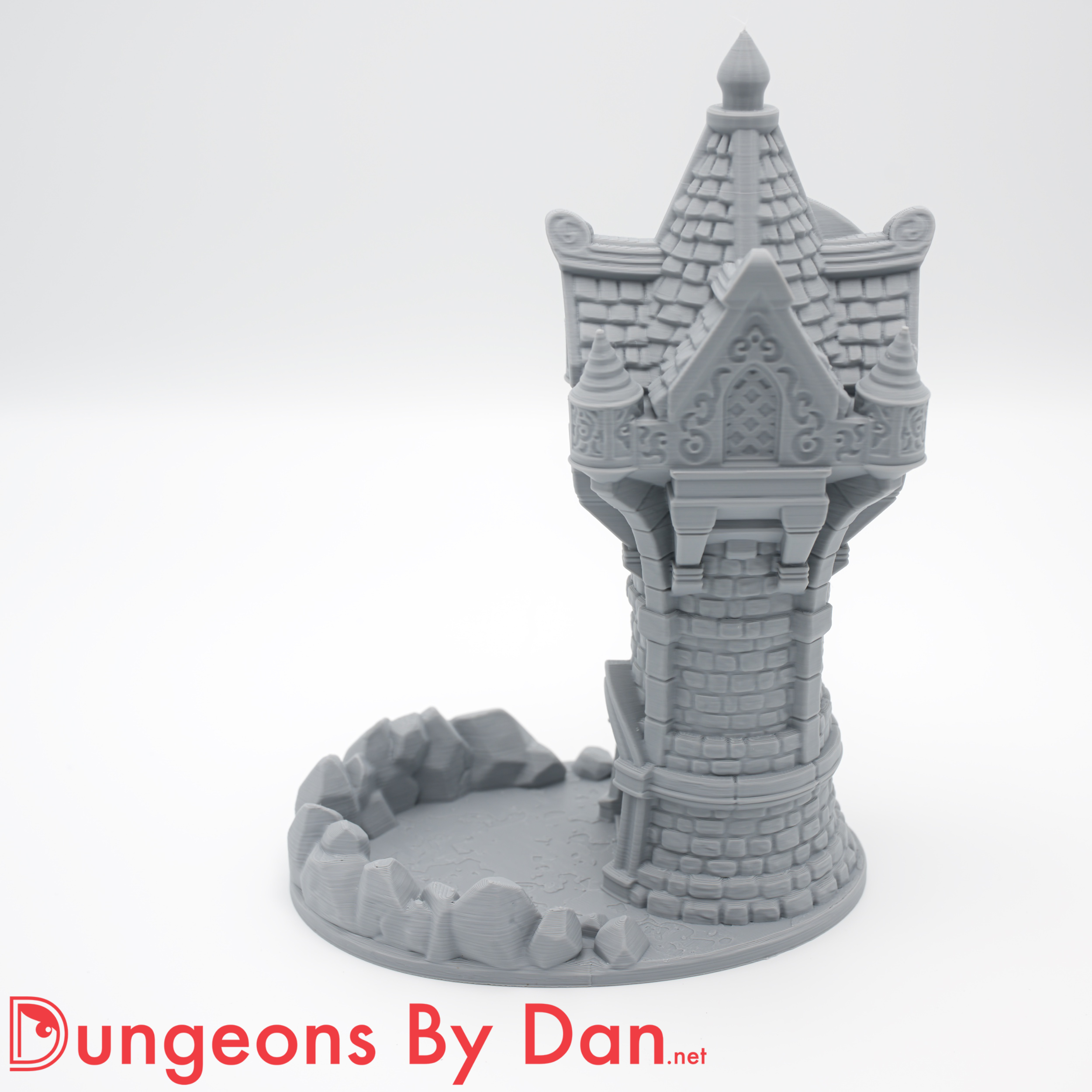 3D Printable Wizard's Roll - Dice Tower by Fantasy 3D Tabletop