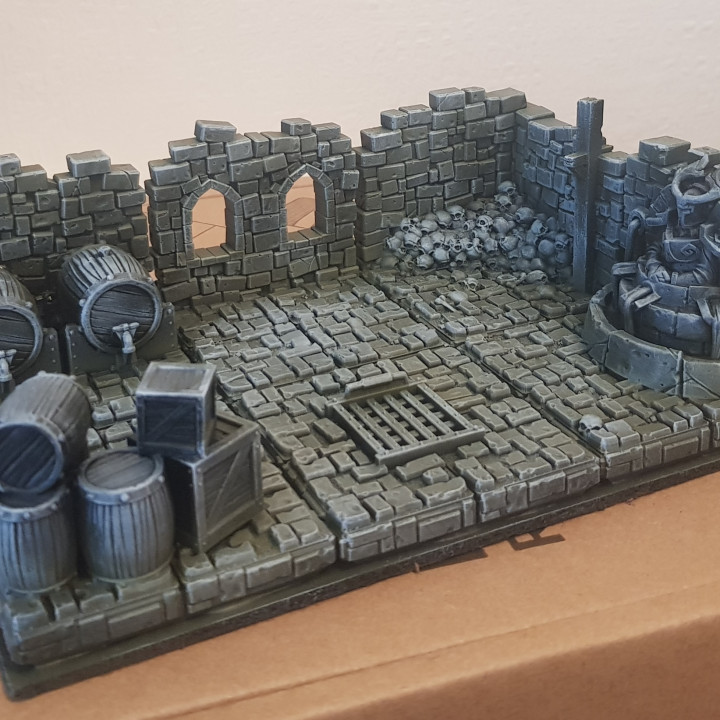 3D Print of Death x Tiles - Complete Dungeon Set (Supportless) by ...