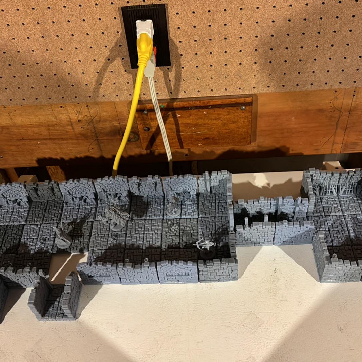 3D Print of Death x Tiles - Dungeon Set (Supportless) by AsanoHa87