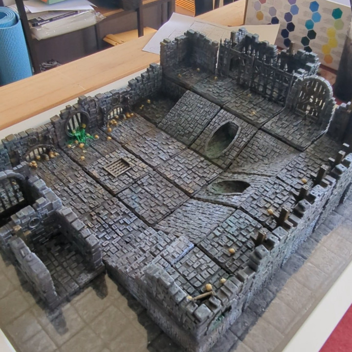 3D Print of Death x Tiles - Complete Dungeon Set (Supportless) by ...