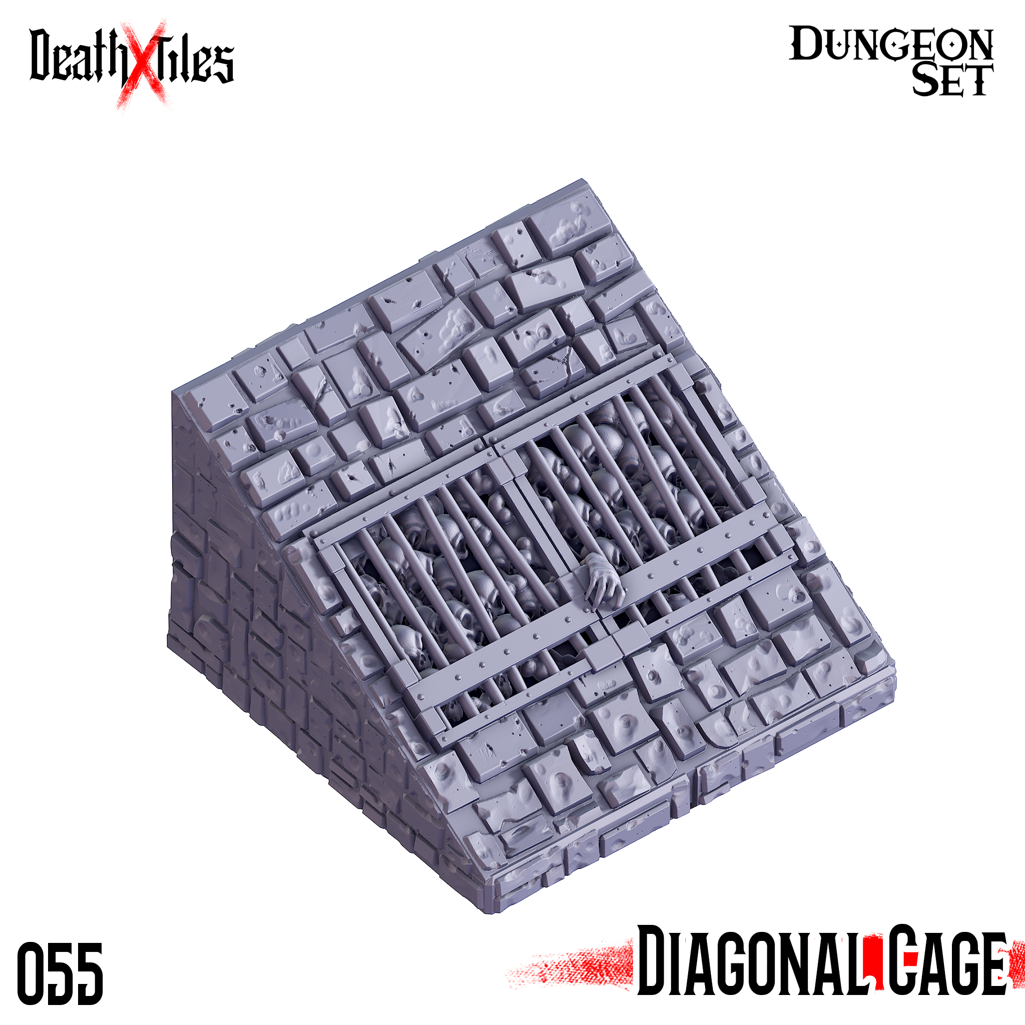 3D Printable Death x Tiles - Complete Dungeon Set (Supportless) by ...