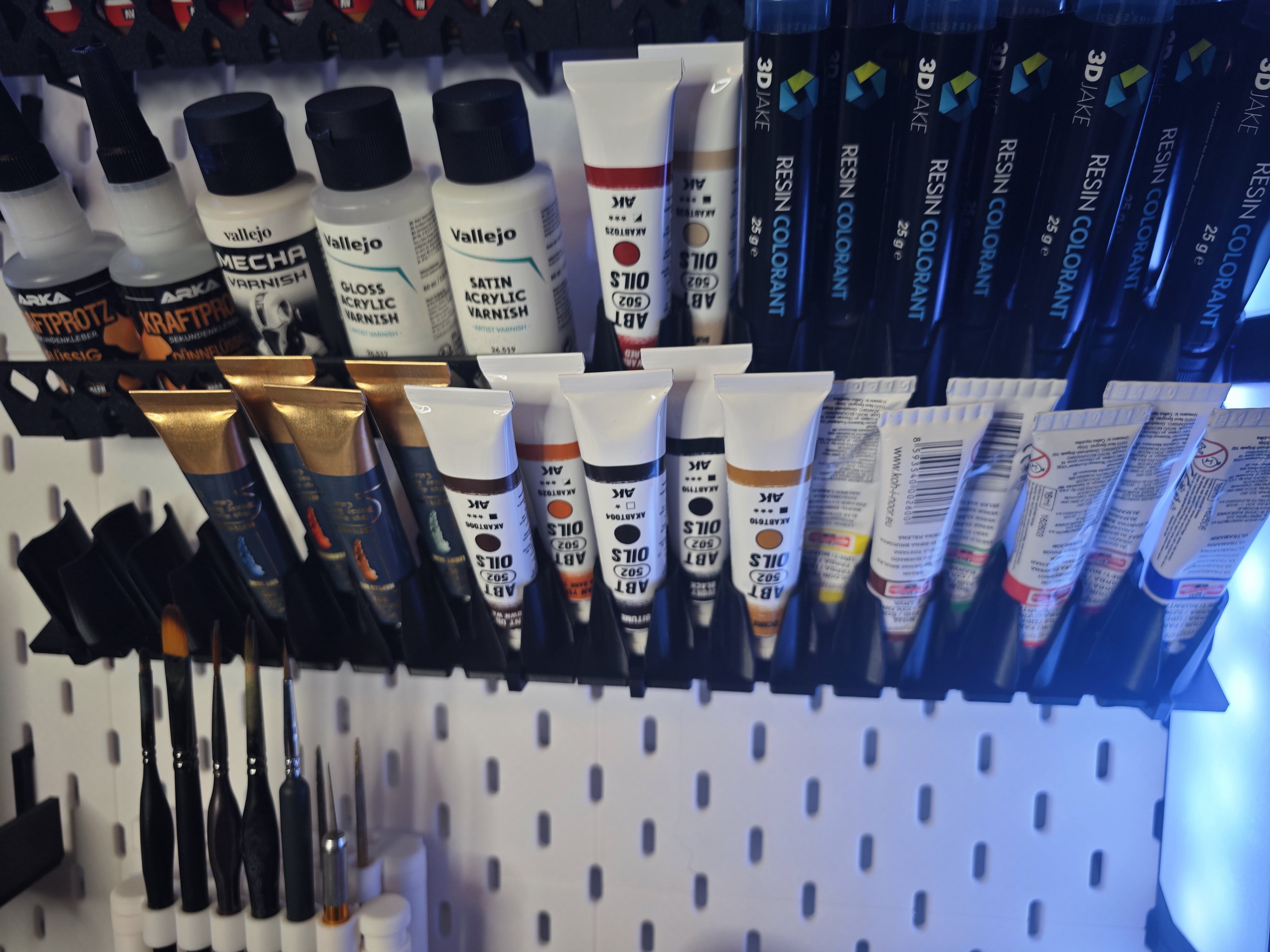 3D Printable Master Painter - Modular 3D Printable Paint Rack - All ...