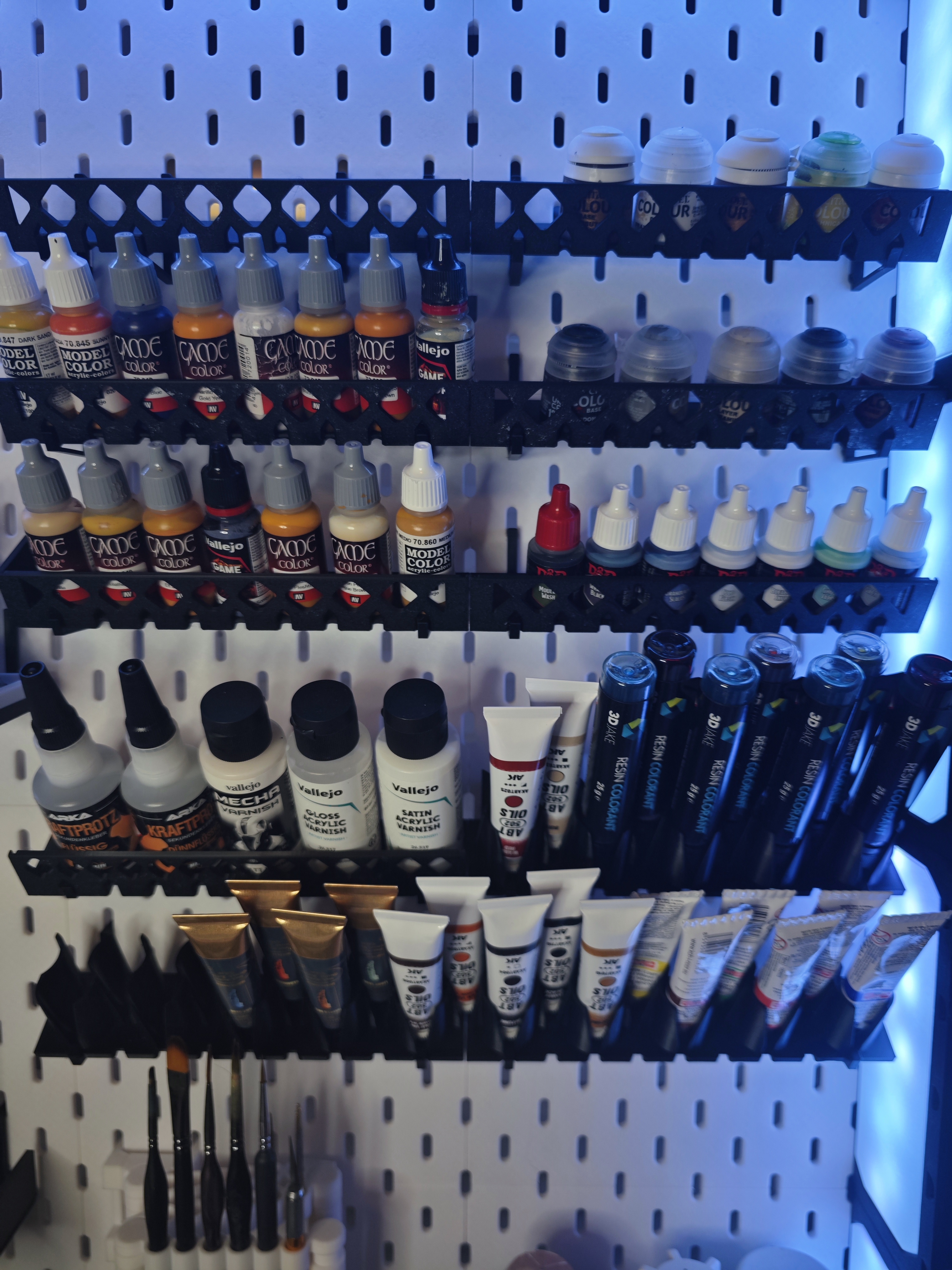 3D Printable Master Painter - Modular 3D Printable Paint Rack - All ...